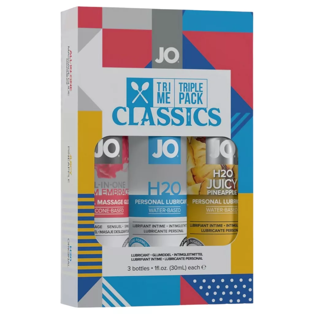 JO System Classics - változatos síkosító szett (3db) - Szexv